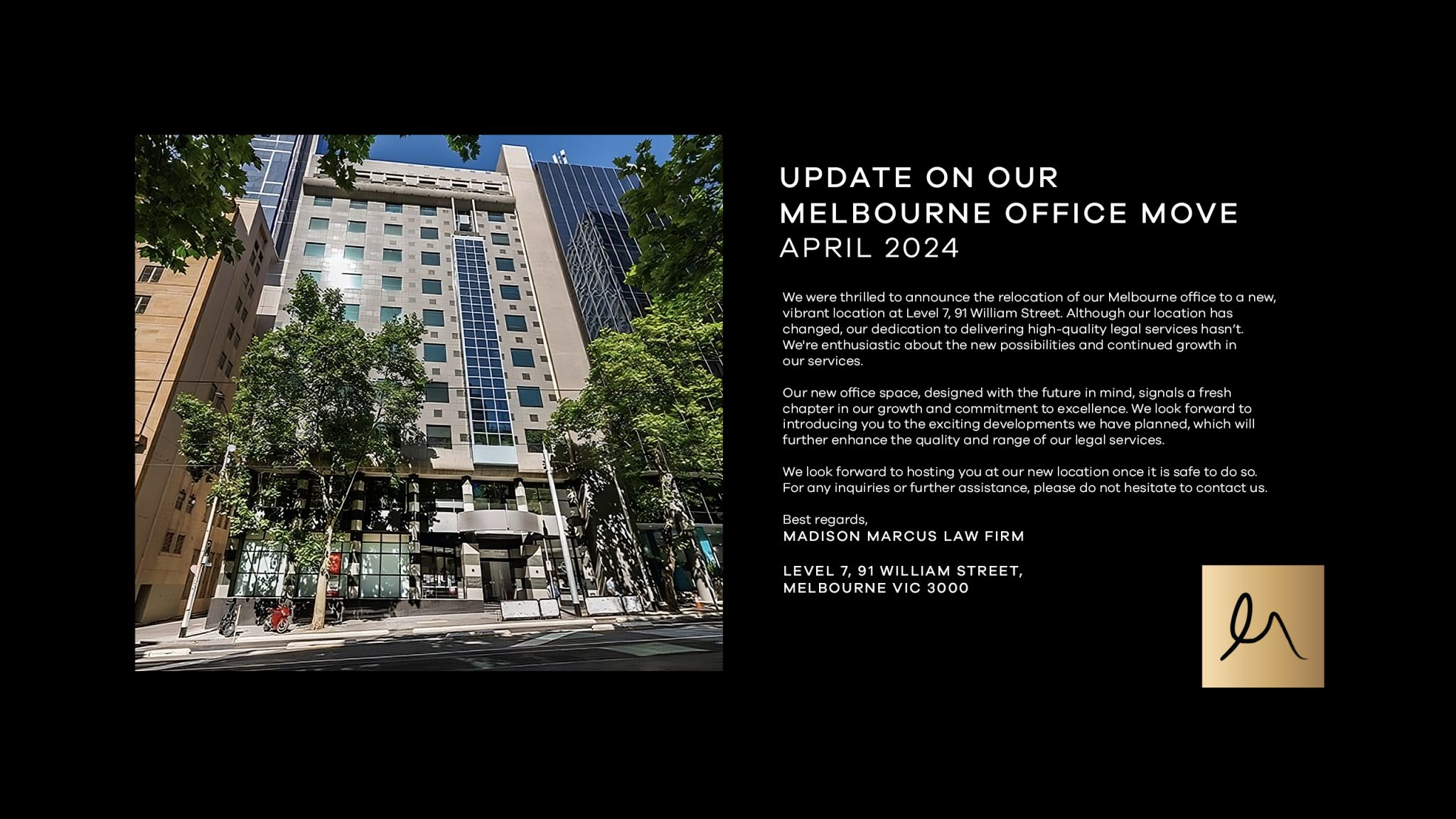 Madison Marcus Law Firm Announces New Melbourne Office Location ...